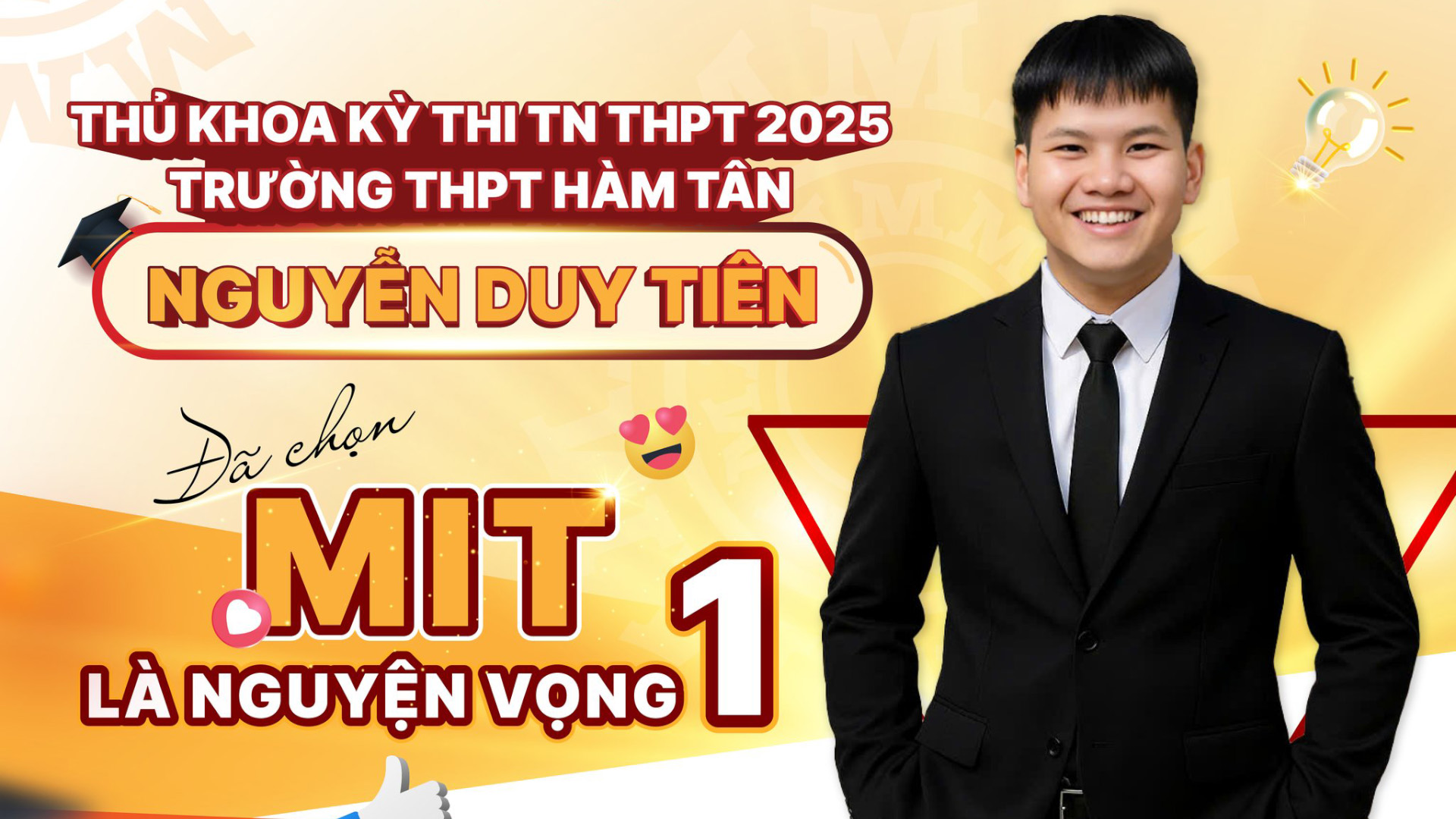 Học để Biết, Học để Làm, Học để Thành Công Cùng Thủ Khoa Kỳ Thi TN THPT 2025 Trường THPT Hàm Tân ...